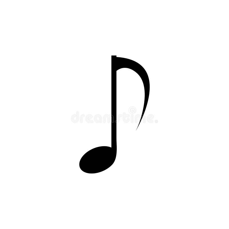 Music note logo vector stock illustration. Illustration of shop - 174360036