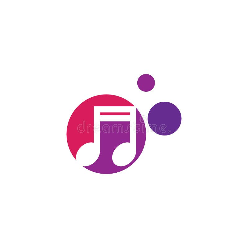 Music note logo stock vector. Illustration of multimedia - 179583285
