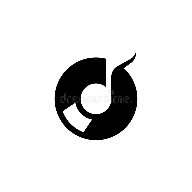 Music Note Logo Vector Template Stock Vector - Illustration of shape ...