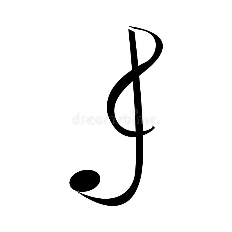 Music Note Logo Vector Template Icon Stock Vector - Illustration of ...