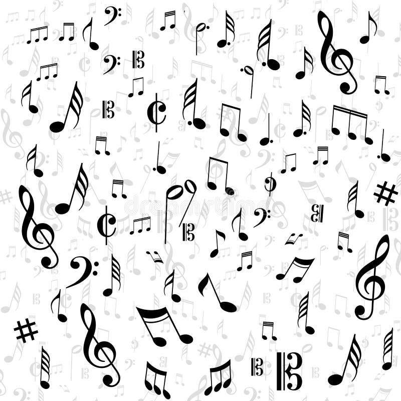 Music note page stock vector. Illustration of abstract - 26139319