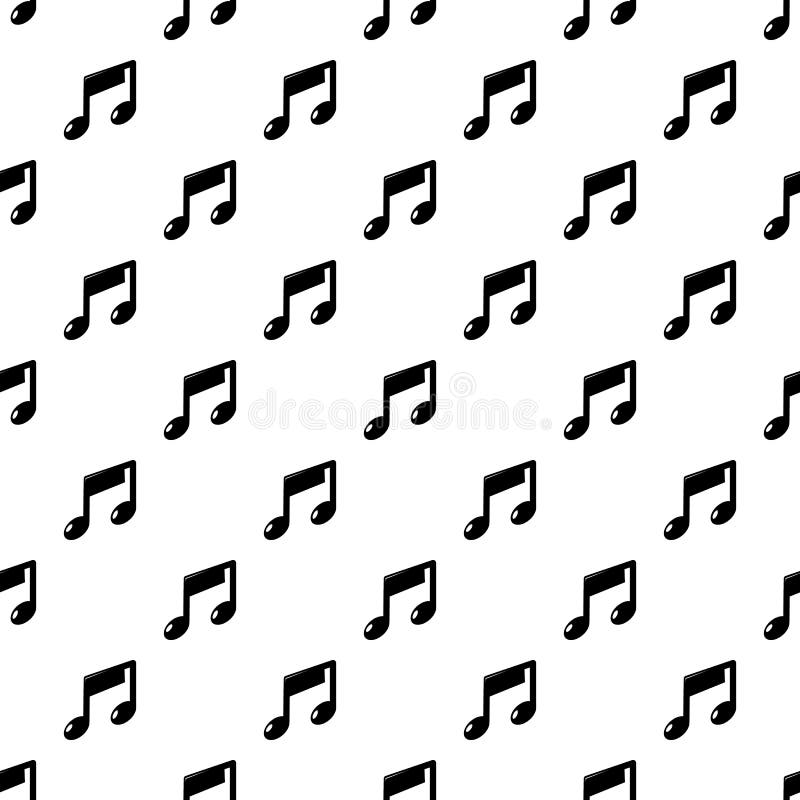Music Note Repeating Pattern Stock Illustrations – 421 Music Note ...