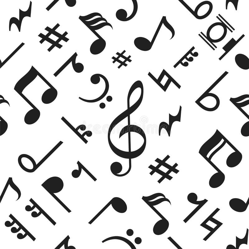 Music Note Melody clipart stock vector. Illustration of notes - 251680242