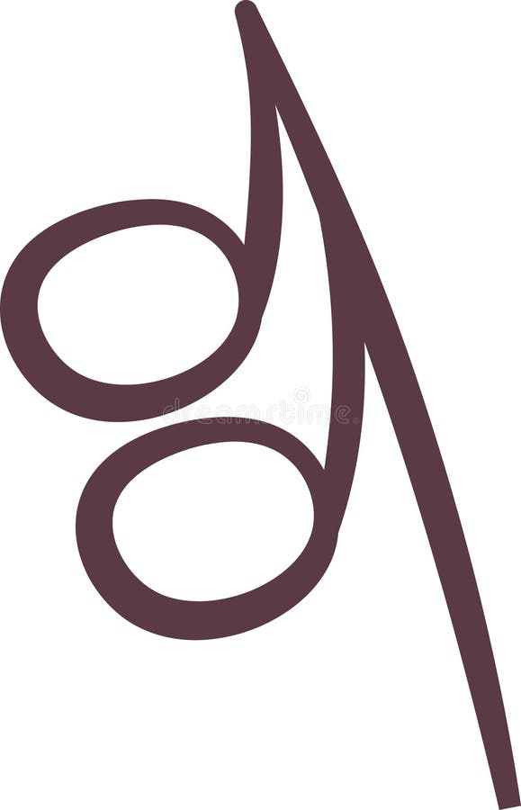 Music Note Symbol stock vector. Illustration of graphic - 318808579