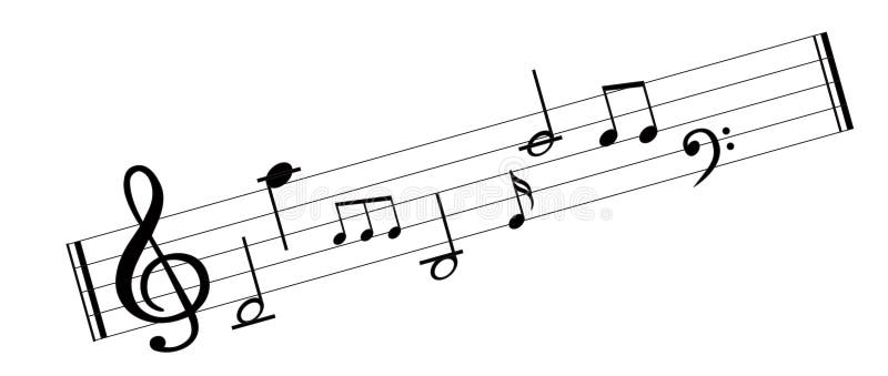 Music Note with symbols stock vector. Illustration of musical - 109145330