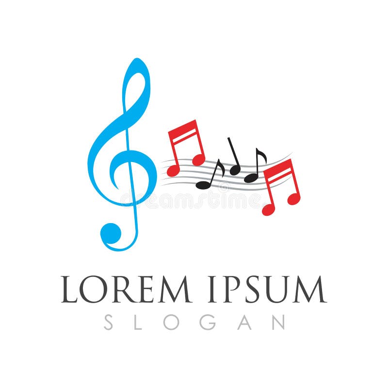 Music Note Symbols Logo and Icons Template Stock Vector - Illustration ...