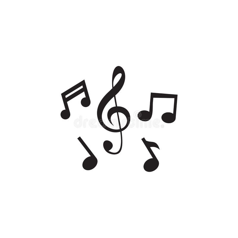 Music Note Symphony Icon Logo Design Vector Template Stock Vector ...