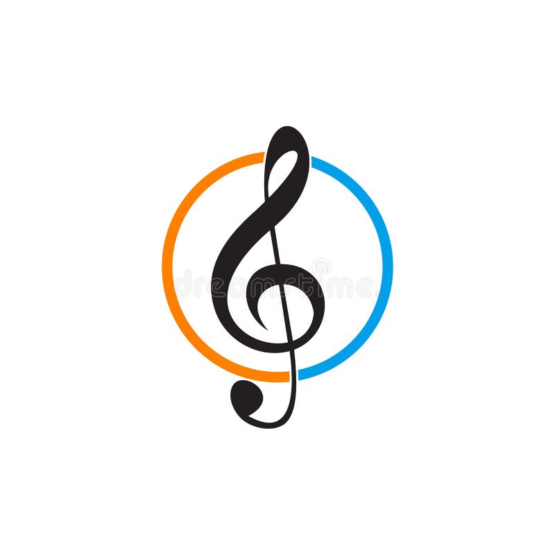 Music Note Symphony Icon Logo Design Vector Template Stock Vector ...