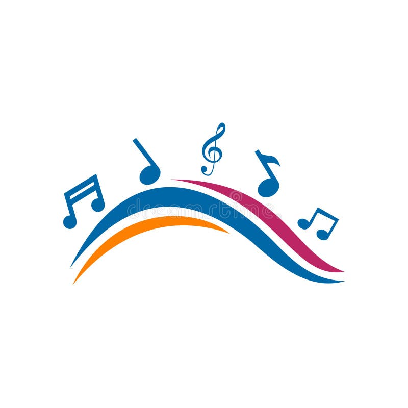 Music Note Symphony Icon Logo Design Vector Template Stock Vector ...