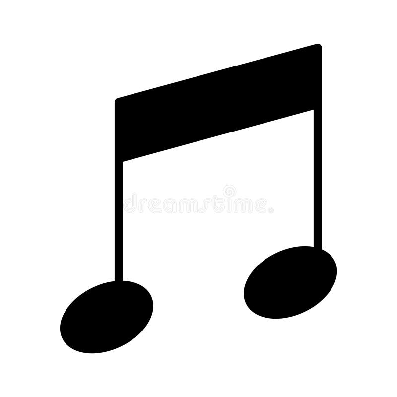 Music Note Vector Design Illustrator Stock Vector - Illustration of ...