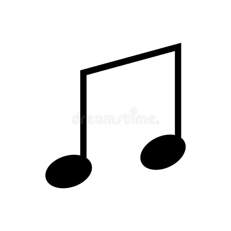 Music Note Vector Design Illustrator Stock Vector - Illustration of ...