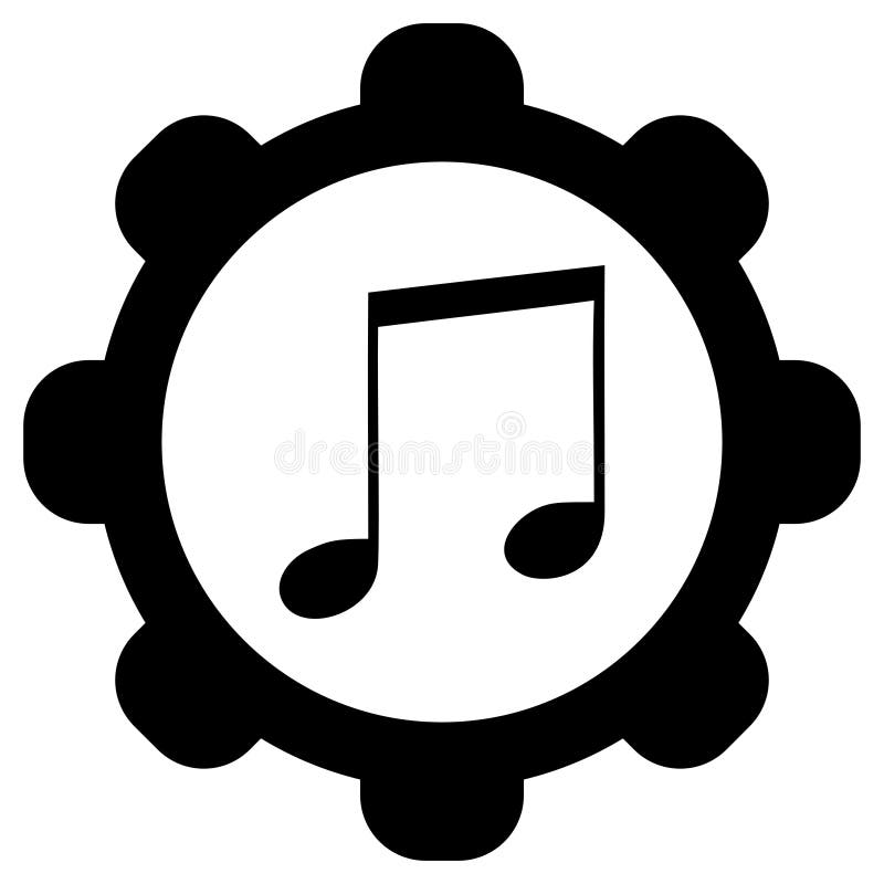 Music note and wheel stock vector. Illustration of blue - 254685921