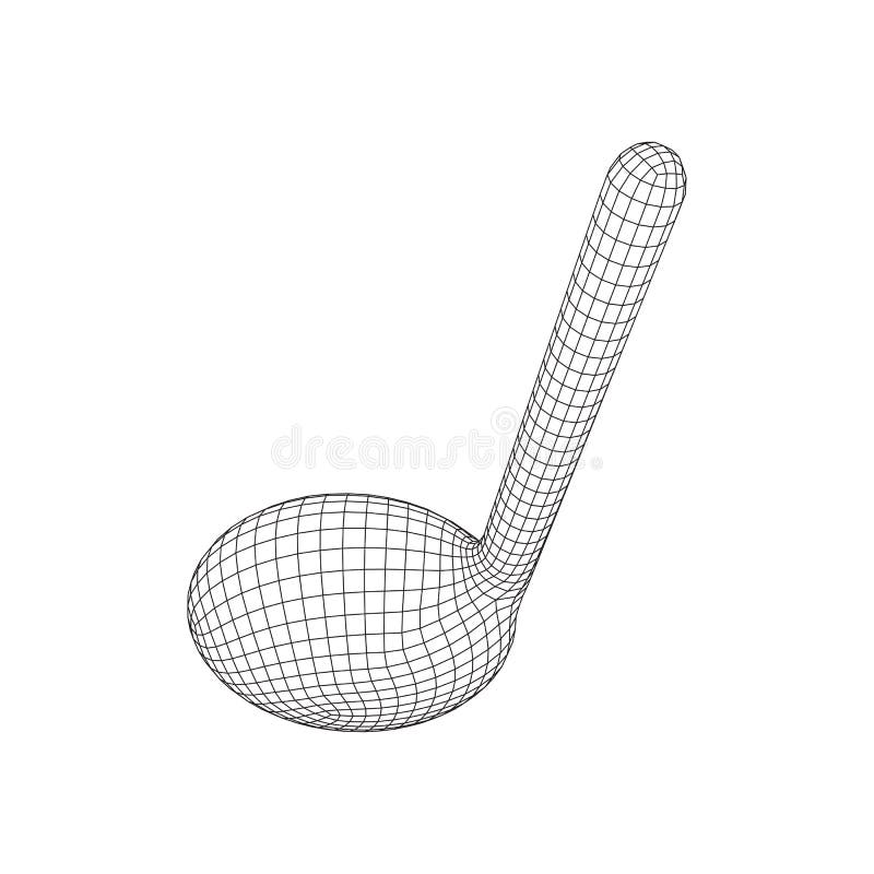 Music Note. Wireframe Low Poly Mesh Vector Illustration Stock Vector ...