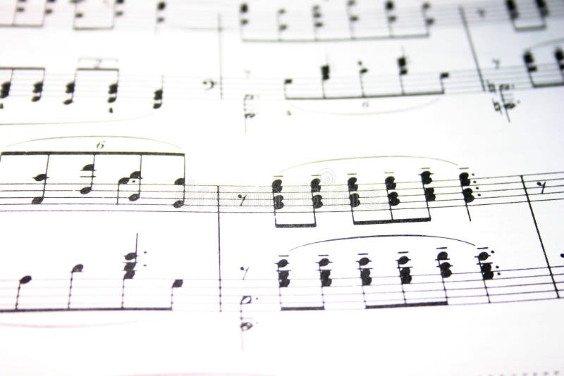 An old partiture stock photo. Image of treble, sound, sharp - 153224