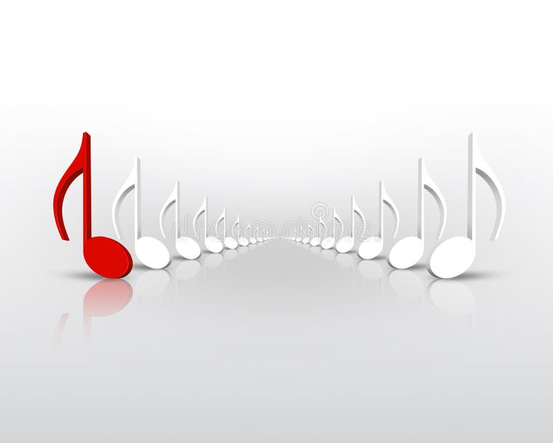 Music notes stock illustration. Illustration of festival - 10363452