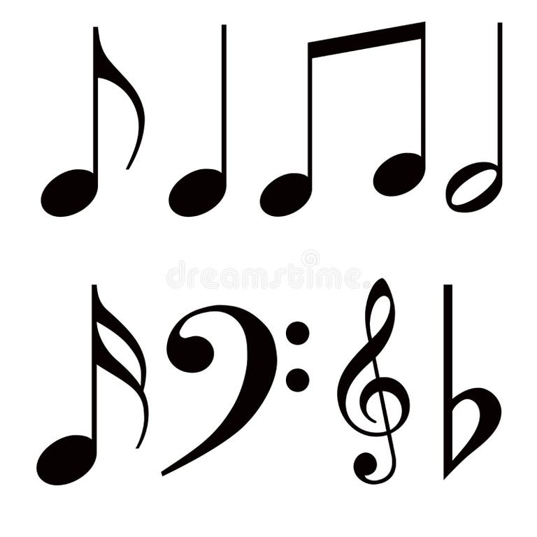 Music Notes Dance Stock Illustrations – 8,661 Music Notes Dance Stock ...