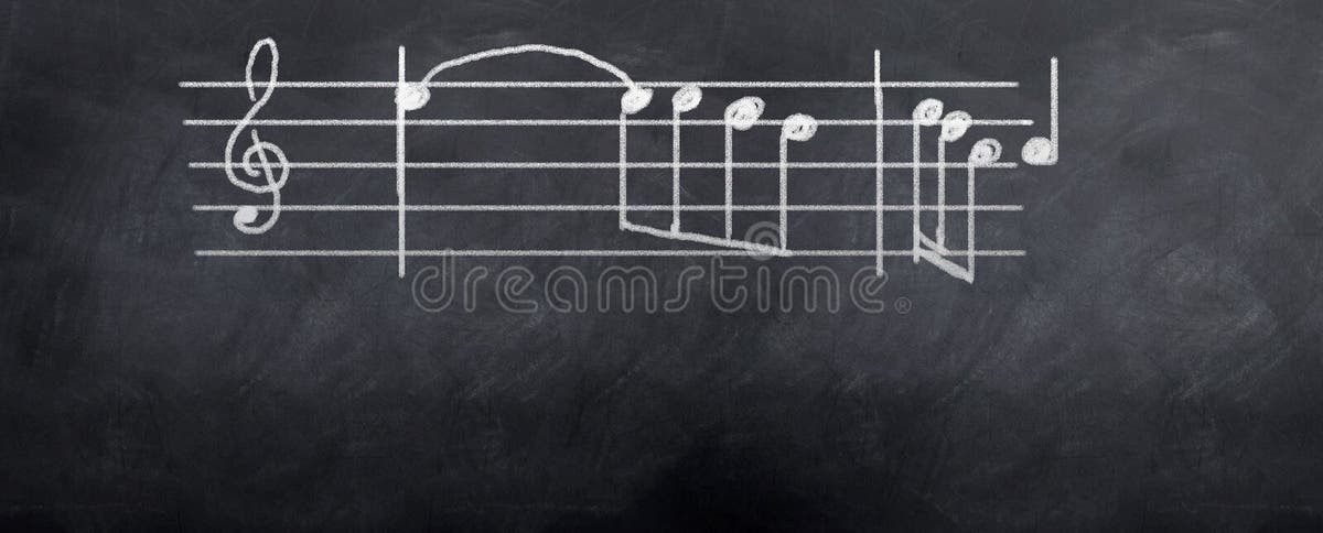 Chalkboard Music Notes Stock Illustrations – 410 Chalkboard Music Notes ...
