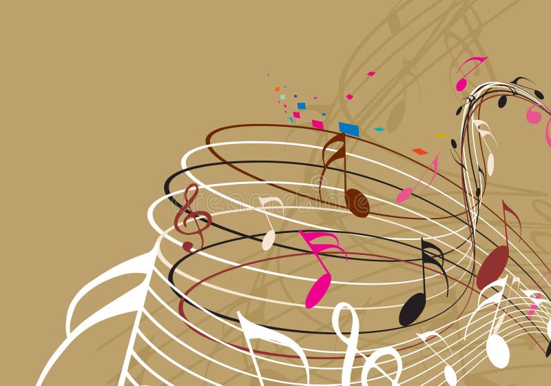 Creative Music Notes stock illustration. Illustration of creative ...
