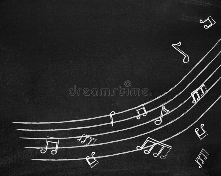 Music Notes Blackboard Stock Illustrations – 525 Music Notes Blackboard ...