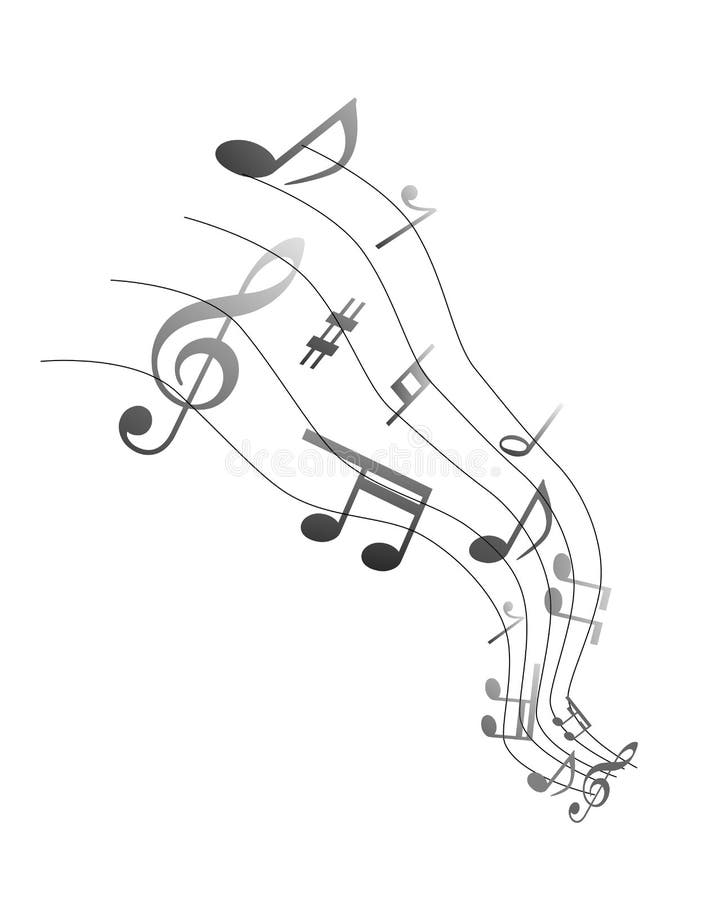 Music notes stock illustration. Illustration of classical - 18528588