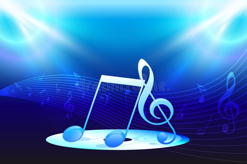 Music notes stock vector. Illustration of disc, light - 19801949