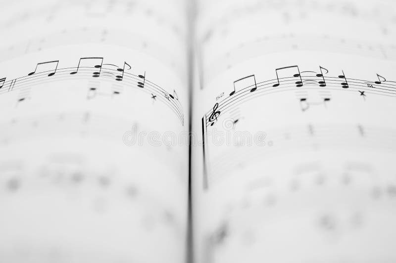 Music notes stock photo. Image of classical, melody, page - 20079150