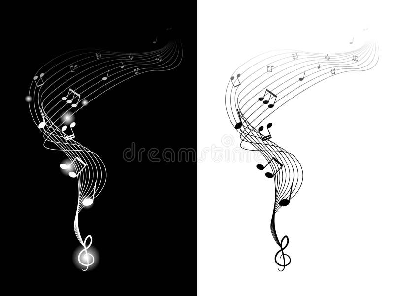 Music swirl stock vector. Illustration of graphic, eight - 35366872