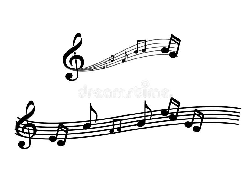 Dancing music notes stock vector. Illustration of artistic - 11566827