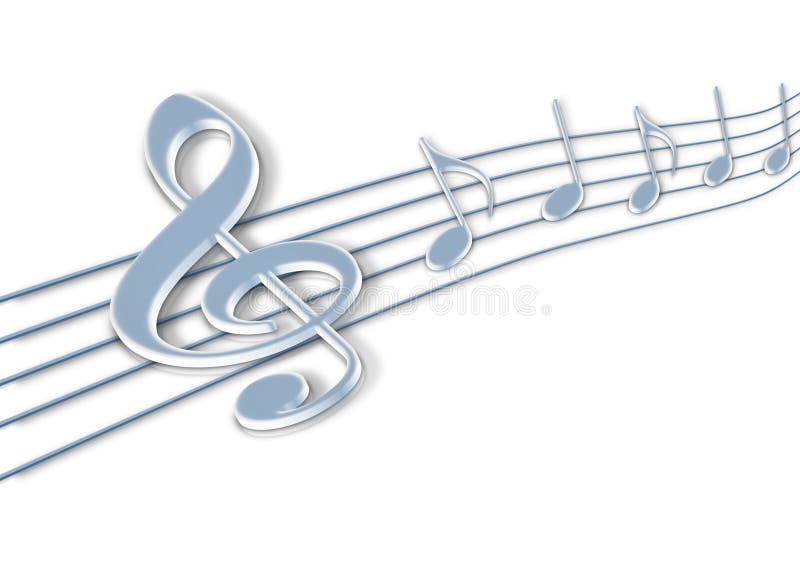 Music Notes 3d Picture. Image: 23206823