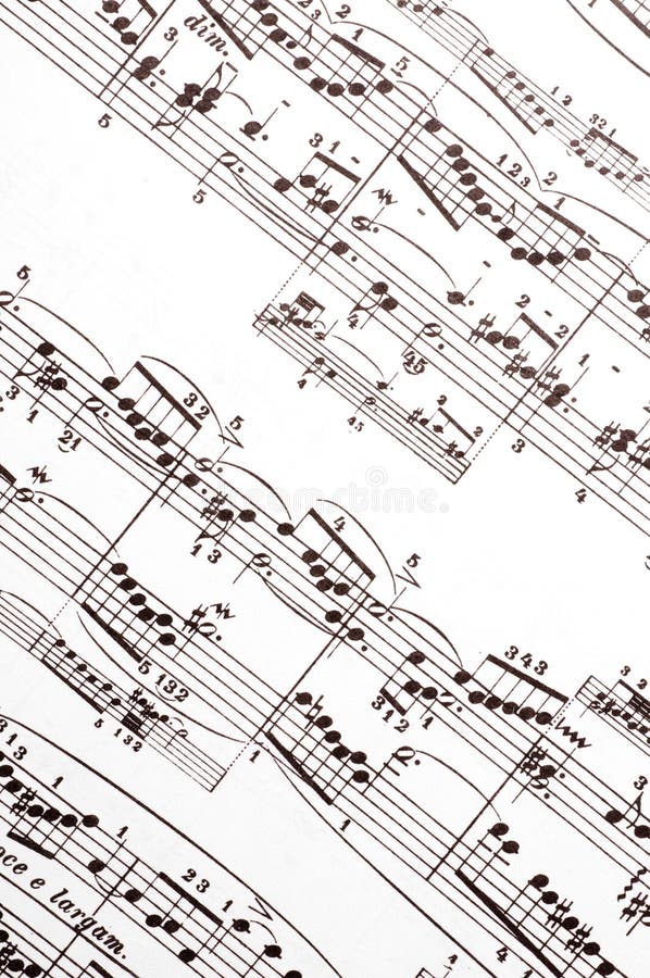 Music notes stock image. Image of jazz, musical, antique - 4616385