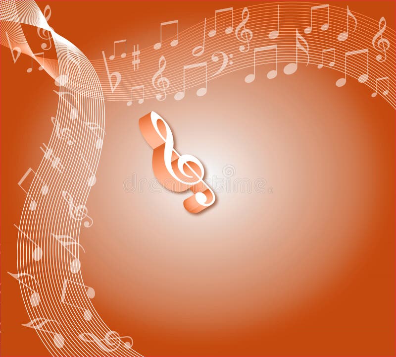 Music notes stock illustration. Illustration of celebration - 5434464