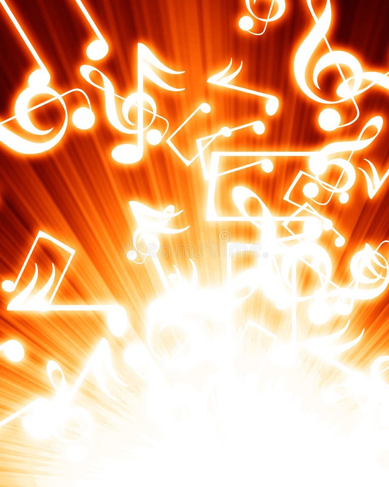 Music Notes Fire Background Stock Illustrations – 455 Music Notes Fire ...