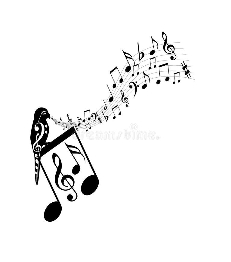Singing Music Notes Stock Illustrations – 4,920 Singing Music Notes ...