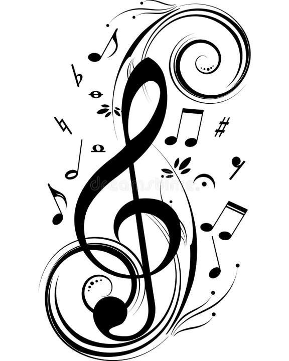 Dance Music Notes Stock Illustrations – 8,587 Dance Music Notes Stock ...