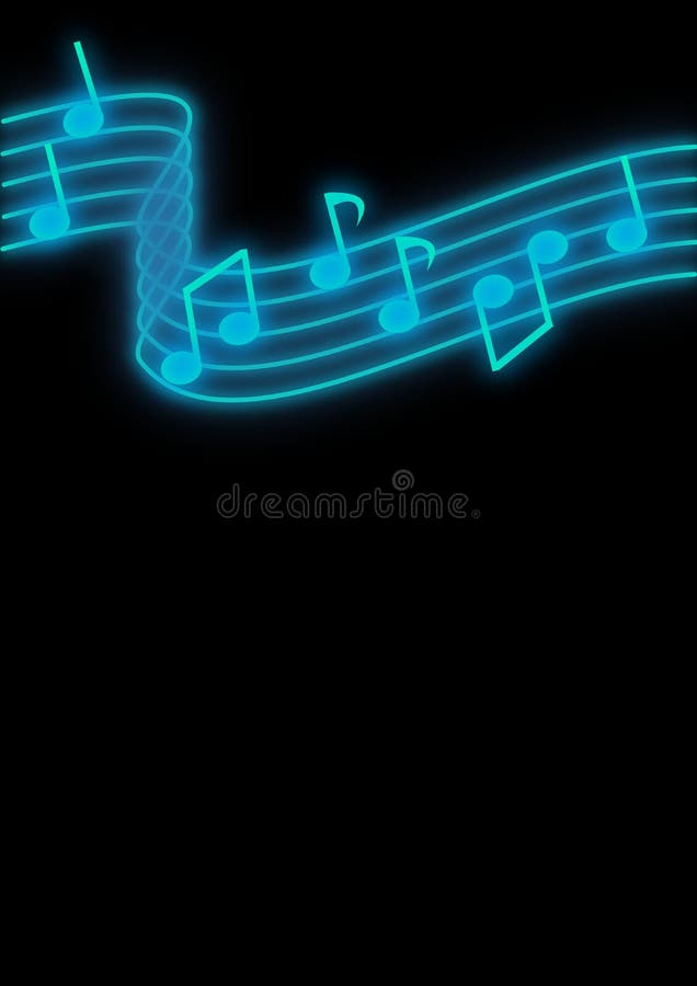 Glowing Music Notes Stock Illustrations – 4,096 Glowing Music Notes ...