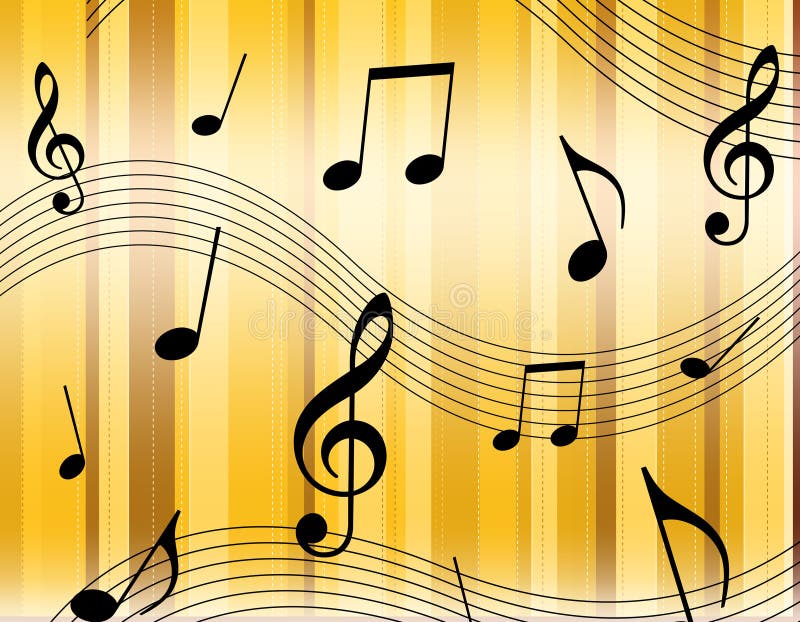 Music notes symbols stock vector. Illustration of concept - 3941835