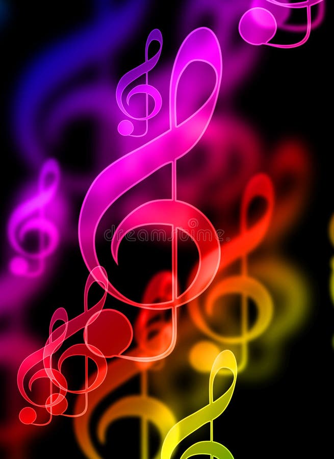 Colorful Music Notes Pictures
