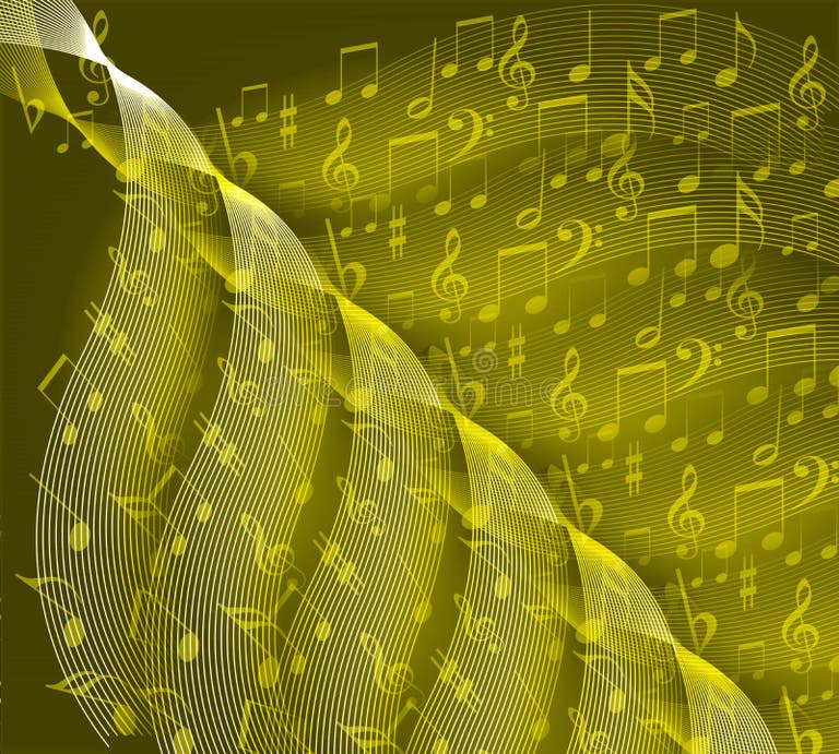 Background Green Musical Notes Stock Illustrations – 1,483 Background ...