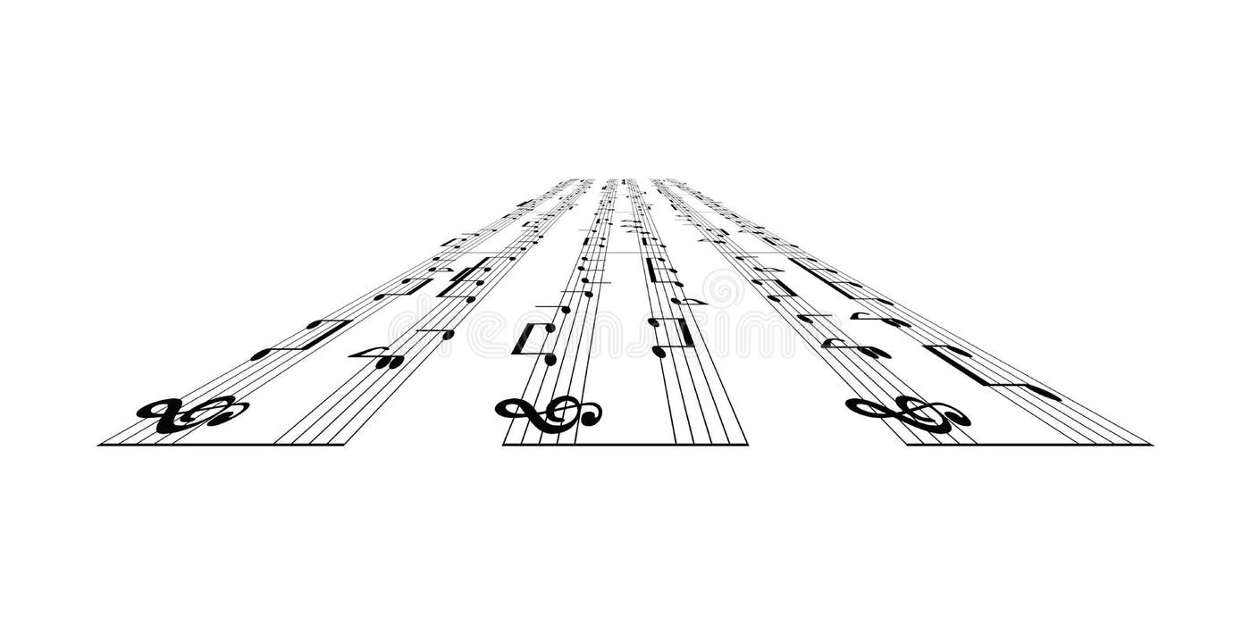 White Music Notes Background Stock Illustrations – 18,083 White Music ...