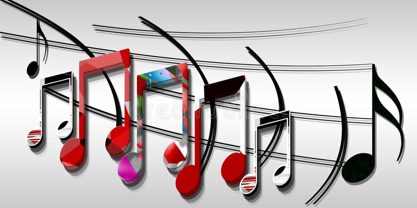 Colored Music Notes Stock Illustrations – 1,843 Colored Music Notes ...