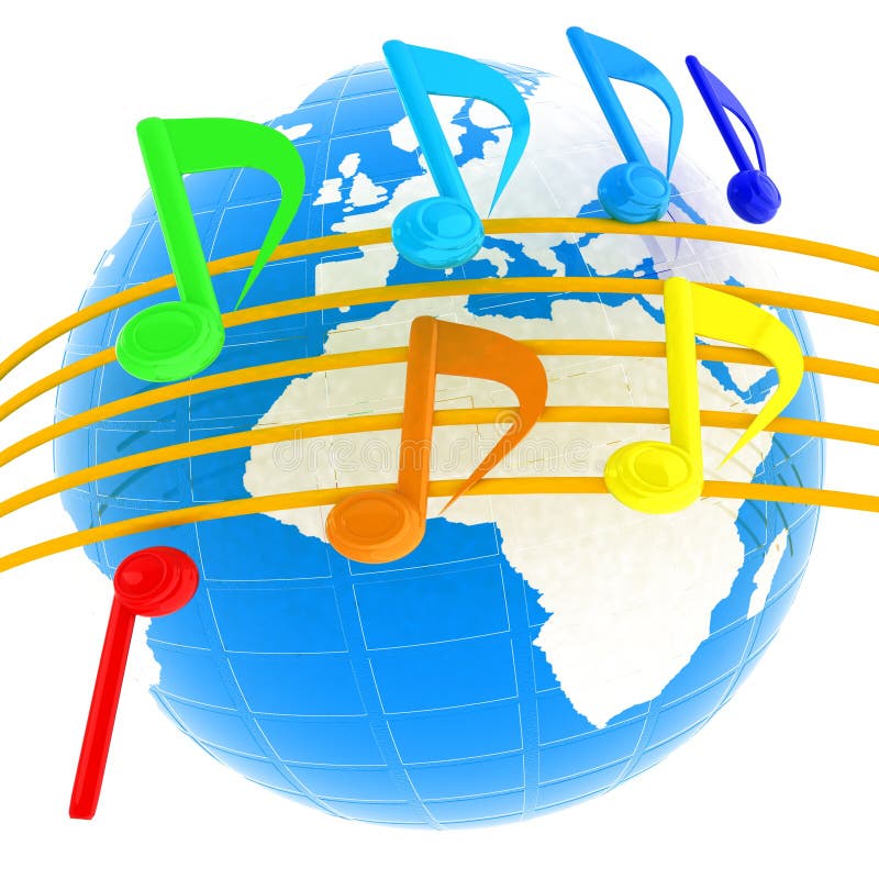 Earth Music Notes Stock Illustrations – 285 Earth Music Notes Stock ...