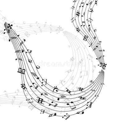 Music Notes Swirl Stock Illustrations – 4,769 Music Notes Swirl Stock ...