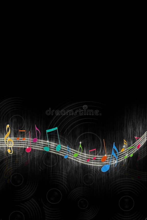 Dancing Music Notes Black Background Stock Illustrations – 575 Dancing ...
