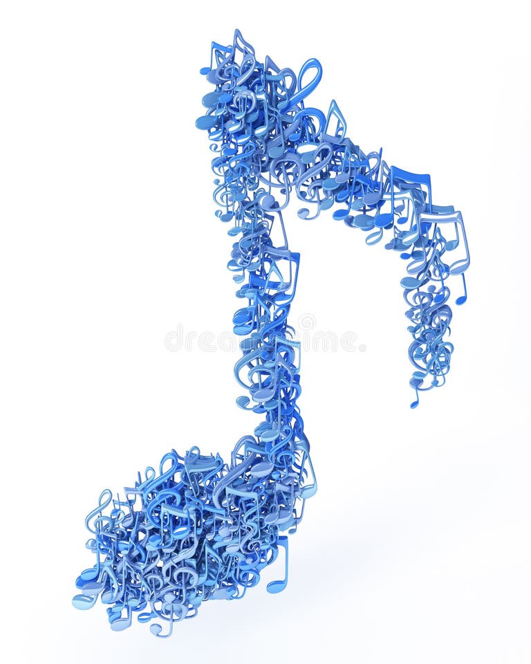 Blue Music Notes Stock Illustrations – 9,300 Blue Music Notes Stock ...