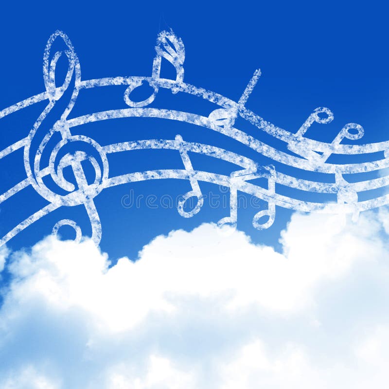 Music notes stock illustration. Illustration of abstract - 33650643