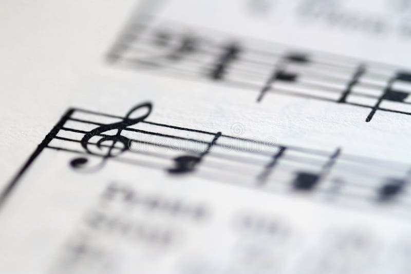 Music notes stock image. Image of blurred, composition - 94950893