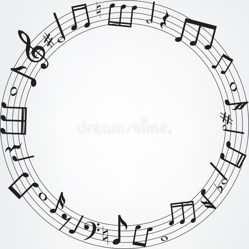Music Notes Border Frame Stock Illustrations – 975 Music Notes Border ...