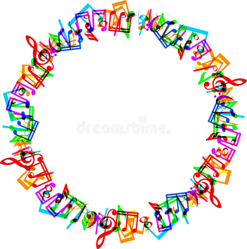 Music Notes Border Frame Stock Illustrations – 1,275 Music Notes Border ...