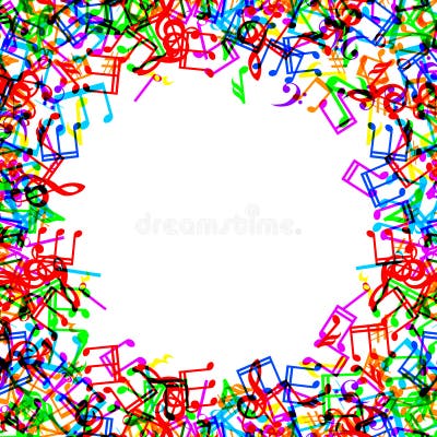 Colorful Music Border Stock Illustrations – 4,718 Colorful Music Border ...
