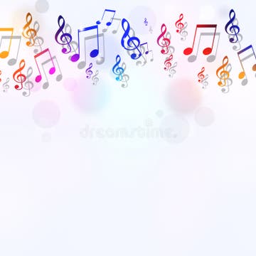 Bright Music Notes Stock Illustrations – 5,732 Bright Music Notes Stock ...